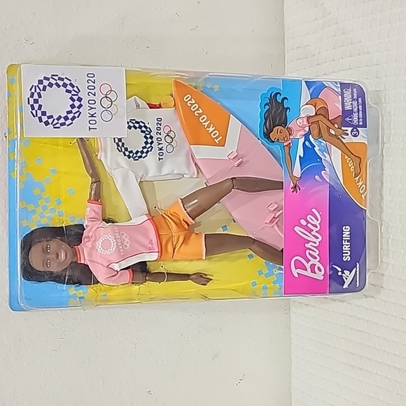 Barbie | Toys | Tokyo 220 Olympics Barbie Surfing Doll Excellent ...